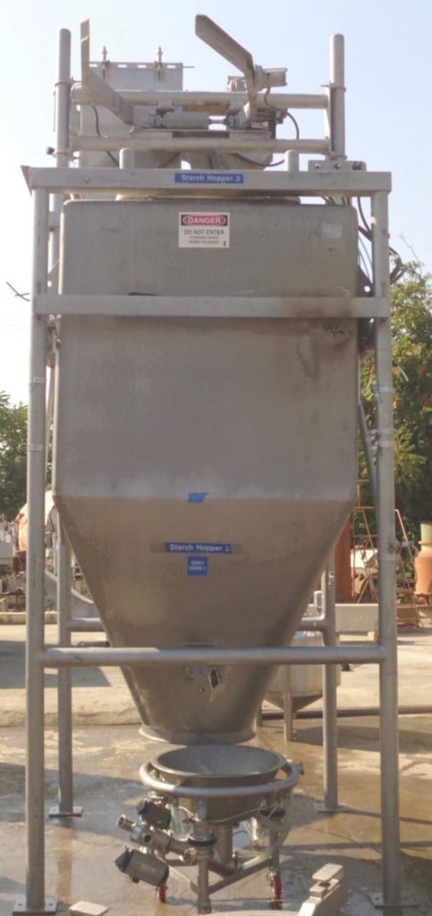 Semi-Bulk Systems #S6135-12-0, Bulk Bag Unloader, Stainless Steel, 150 ...