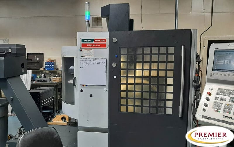 DMG Mori #DMU-50-eco, 5-Axis CNC vertical machining center, Siemens 810D Control, 19.7" X, 17.7 ...