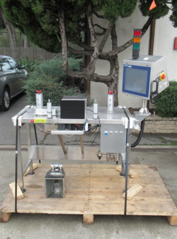 Optel Vision #OP300, Label Inspection Machine, w/vision inspection ...