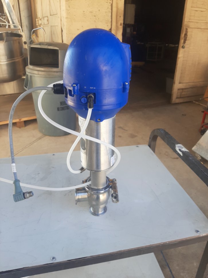 2" Tri-Clover #361TR-10M, Air-actuated Control Valve, Stainless Steel, Tri-Clamp for Sale ...