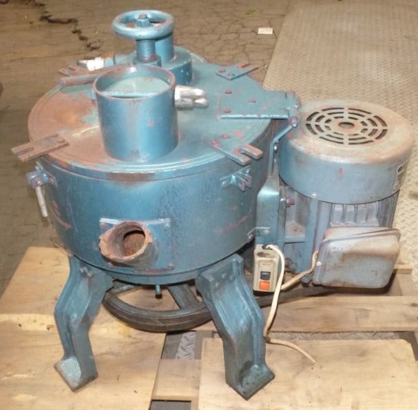 Pan Mill Grinder, 7 gallon capacity, 15" diameter x 7" straight side x ...