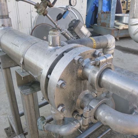 150 psig, Enerquip, Stainless Steel shell & tube heat exchanger, heat ...