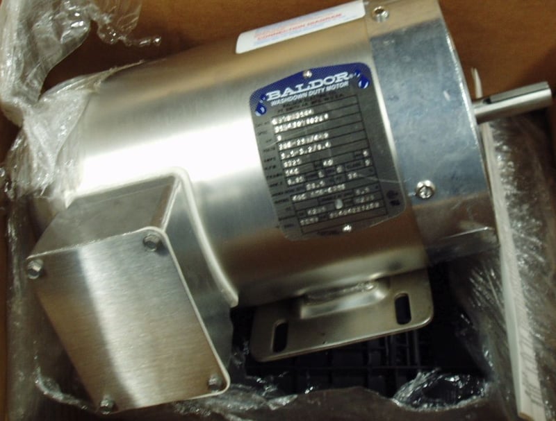 1 HP 1725 RPM Baldor, Frame 56C, TENV, 208-230/460 Volts (2 available ...