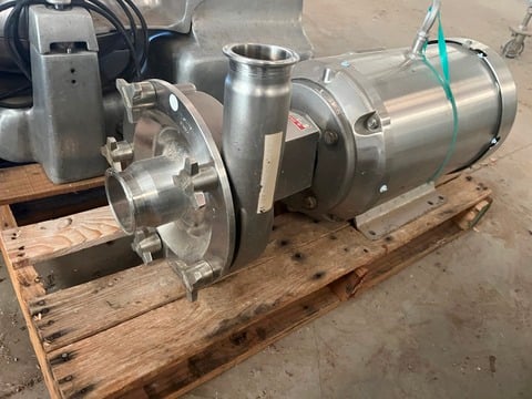 Fristam #FPX3542-150, sanitary centrifugal pump, 20 HP, 3" inlet, 2 ...