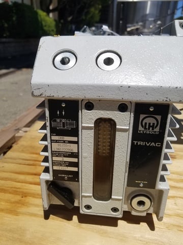 Leybold Trivac #D8B, Stainless Steel vacuum pump, 3/4 HP, 3/4" inlet ...