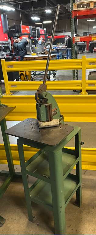 .064" x 6" x 6" DiAcro #1, Hand Notcher 6" x 6" x 16 gauge, 90° max ...