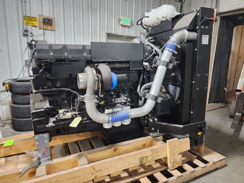809 HP Volvo #TAD1642GE, diesel generator engine, 1800 RPM, 600 KW,new ...