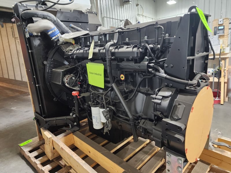 809 HP Volvo #TAD1642GE, diesel generator engine, 1800 RPM, 600 KW,new ...