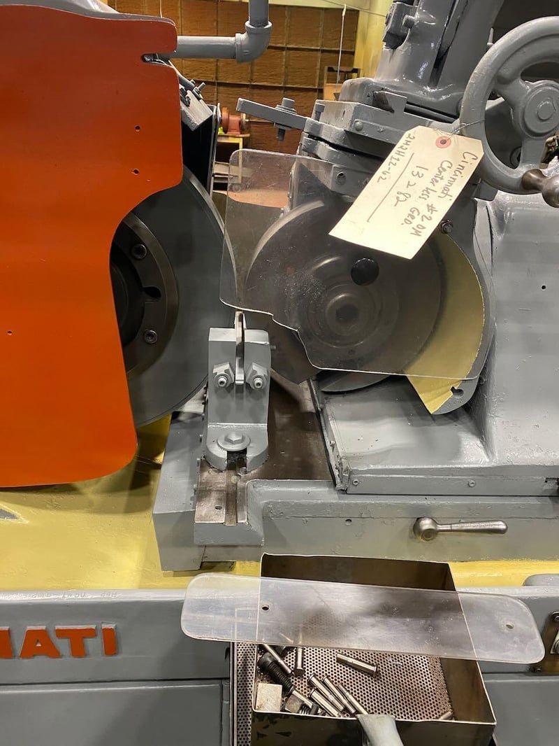 Cincinnati No. 2 Mdl. OM, centerless grinder, 20" grinding wheel, 12 ...