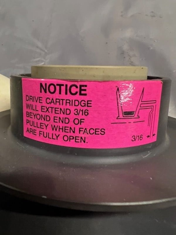 Speed Selector Inc. #8816-000, variable speed pulley, 3/16" bore For ...