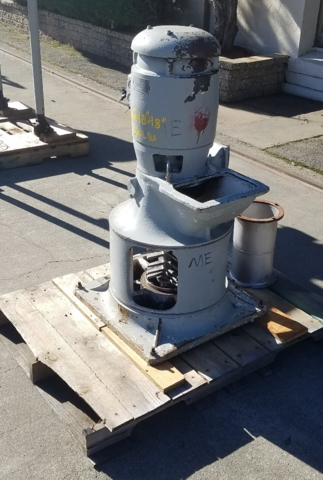 Rietz #RD-9, Disintegrator Mill, 10" x 7" feed chute, 8" diameter x 8 ...
