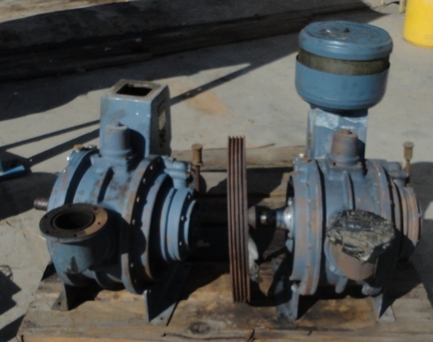 14" x 12" Welch, Rotary Vane Vacuum Pump, 2 stage, 150 HP for Sale ...