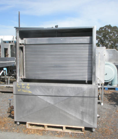 30" x 60" Plate Chiller, 2 plates, Stainless Steel for Sale | Surplus ...