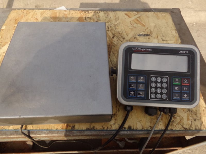 Avery Weigh-Tronix #ZM303-SD1, Programmable Scale, 13-3/4" x 12-1/4" S ...