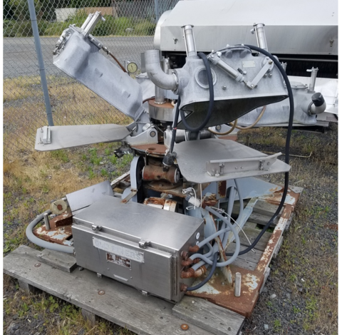 Old Rivers #8610-14, Cryovac Vacuum Sealer, 4-Station, 16" width heat ...