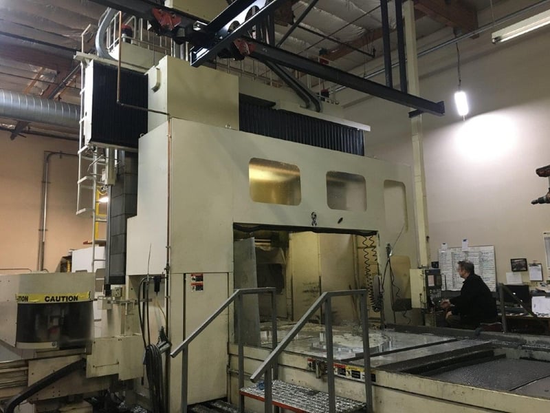 SNK #RB-200F, CNC 5-Axis bridge mill, 167" X Travel, 114" Y Travel, 26 ...