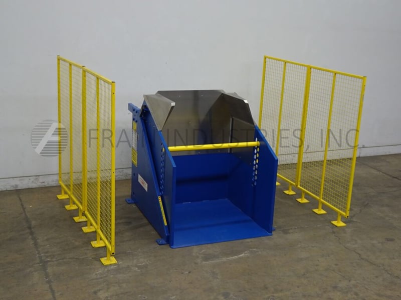 Cherrys Industrial #BXD-2500-48, hydraulic ground level loading tote ...