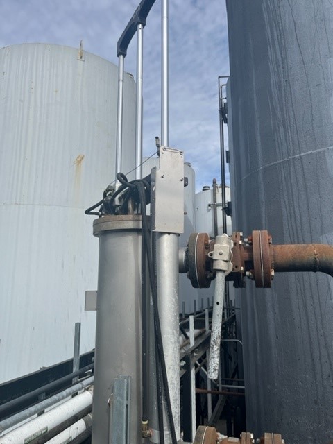 Eaton #MCF-824, Self-Cleaning Filter, Stainless Steel, 10" diameter x ...