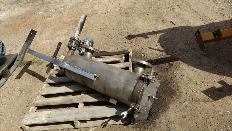 Eaton #MCF-824, Self-Cleaning Filter, Stainless Steel, 10" diameter x ...