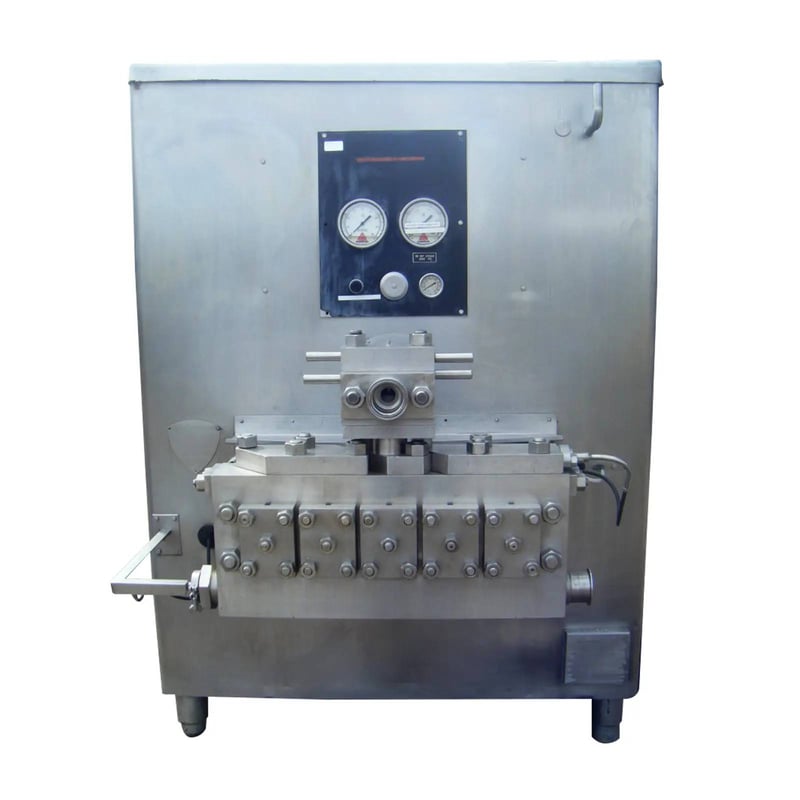 APV #5DD775, 5 Cylinder Homogenizer, 2430 GPH, 1600 psi, (5) 1-3/4 ...