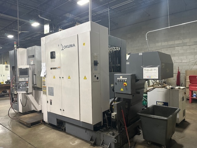 Okuma #MB-5000H, CNC horizontal machining center, 60 automatic tool ...