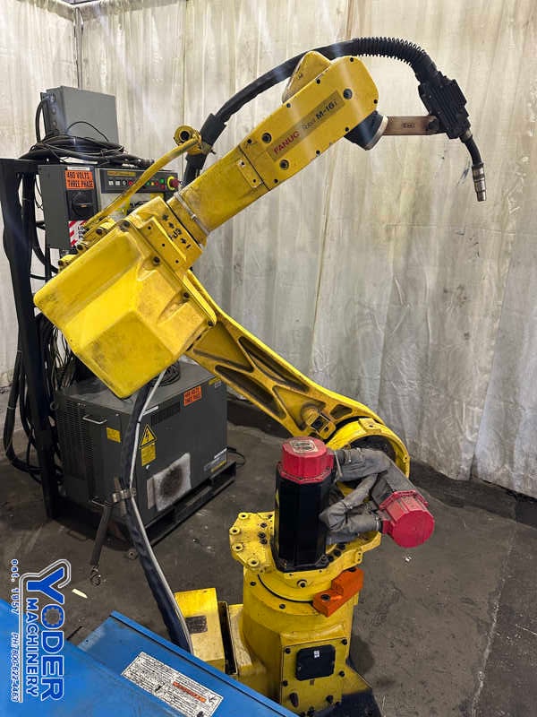 Fanuc, m- 16i, robot with Miller 452 welder, 2001 for Sale | Surplus Record
