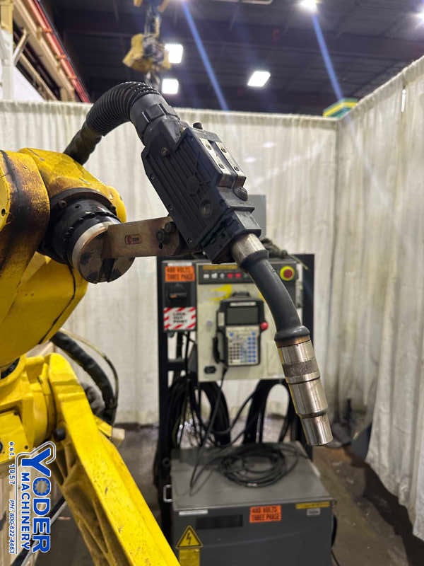 Fanuc, m- 16i, robot with Miller 452 welder, 2001 for Sale | Surplus Record