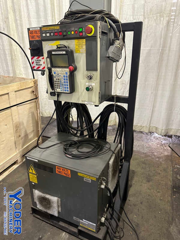 Fanuc, m- 16i, robot with Miller 452 welder, 2001 for Sale | Surplus Record