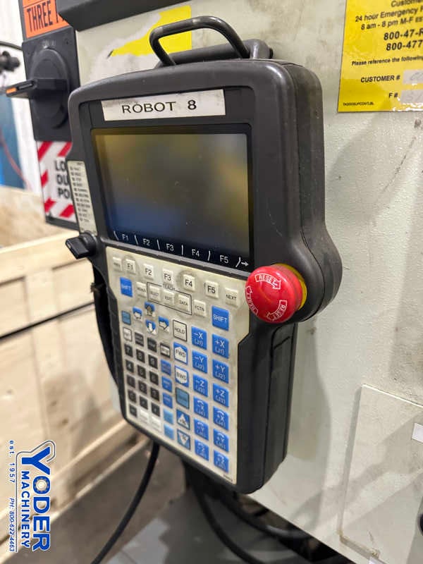 Fanuc, m- 16i, robot with Miller 452 welder, 2001 for Sale | Surplus Record