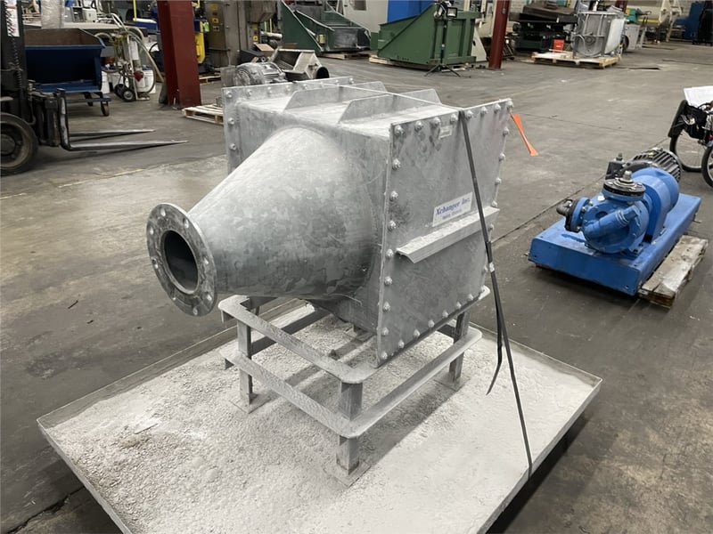 Xchanger Inc #C-150, water to air heat exchanger, 6" ID 11 outside ...