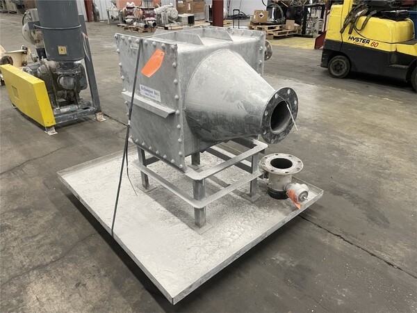 Xchanger Inc #C-150, water to air heat exchanger, 6" ID 11 outside ...