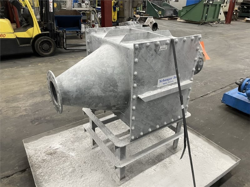 Xchanger Inc #C-150, water to air heat exchanger, 6" ID 11 outside ...