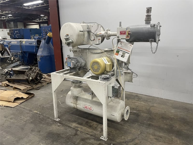 Mac #563, vacuum conveyor, 7.5 HP Baldor motor, 230/460 V., Dresser 45 ...