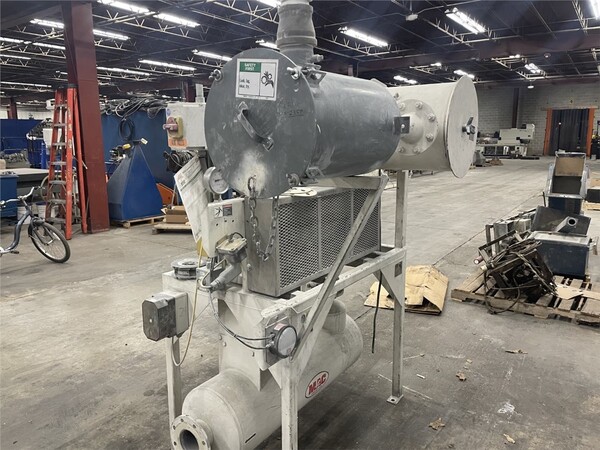 Mac #563, vacuum conveyor, 7.5 HP Baldor motor, 230/460 V., Dresser 45 ...