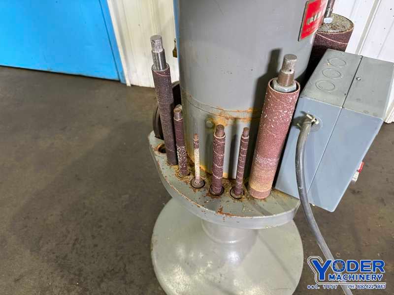 Oscillarin spindle sander, State #B-4, 20" x24" table, up/down tilt, 1/ ...