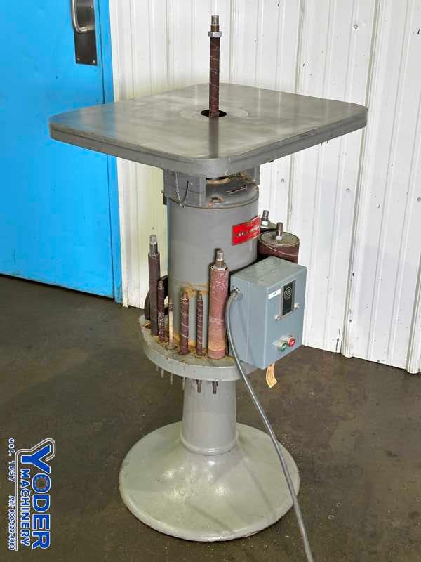 Oscillarin spindle sander, State #B-4, 20" x24" table, up/down tilt, 1/ ...