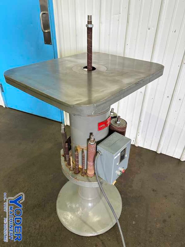 Oscillarin spindle sander, State #B-4, 20" x24" table, up/down tilt, 1/ ...
