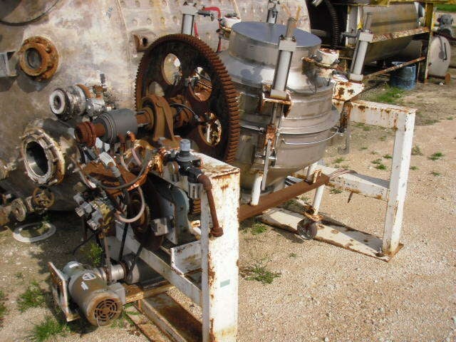 3 cu.ft. Gemco porta-hopper, double cone, 304 Stainless Steel, 106#/CF ...