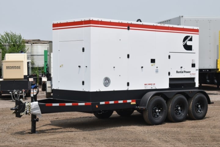 275 KW Cummins #C275D2RE, portable diesel generator, multi-volt 480 ...