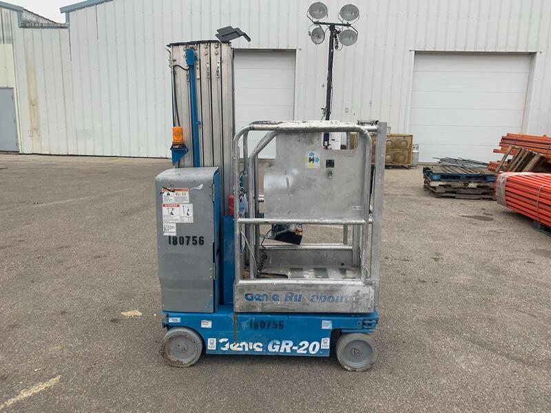 Genie #GR-20, scissor lift, S/N GRP-45061, 2016 For Sale | Surplus Record