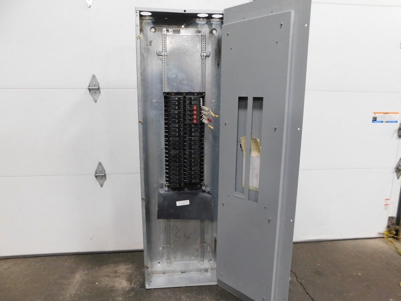400 Amp. General Electric, AQF3424MBX A-Series, panelboard, 120/208 ...