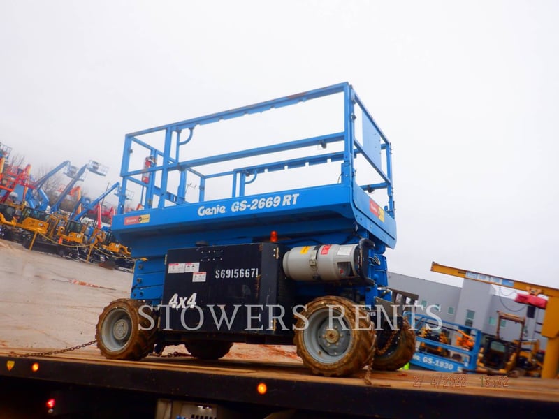 Genie #2669DFX, Electric Scissor Lift, 1129 hours, 2015 for Sale ...