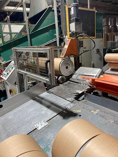 Coretech #CM11, 120" long automatic core cutter, 1"-12" ID cores for ...