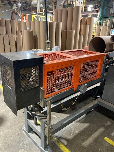 Coretech #CM11, 120" long automatic core cutter, 1"-12" ID cores for ...