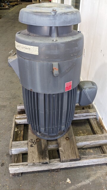100 HP 3570 RPM Emerson, Frame 405VP, Inverter Duty, 460 Volts, new for ...