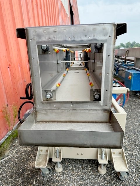 16" x 12' Water Cooling Trough, TEC Polymer, with reservoir tank for ...