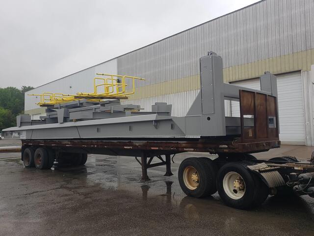Phelps #A245RPHAB63, trailer tipper container handling, 45 ton lifting ...