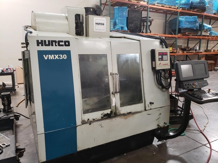 Hurco #VMX-30, 4-Axis, Hurco Ultimax Control, 30" X, 20" Y, 24" Z ...
