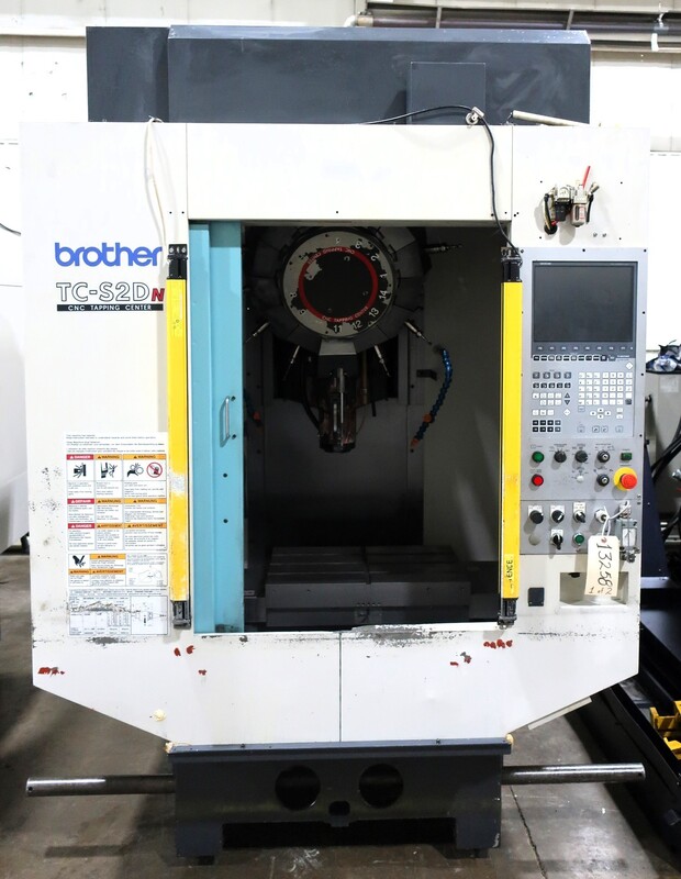 Brother #TC-S2D, 3-Axis drill tap vertical machining center, CNC B00 ...