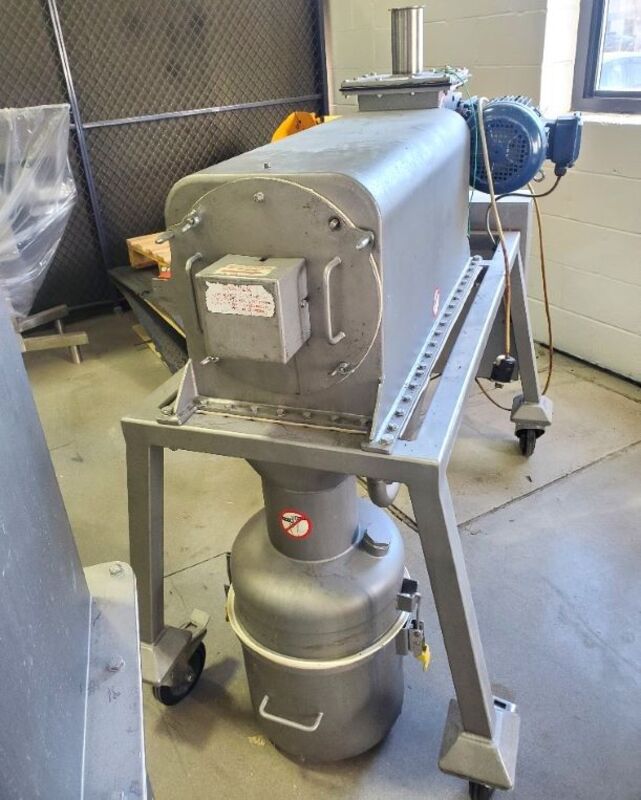 Gericke #CSM722, Stainless Steel inline centrifugal / rotary sifter ...